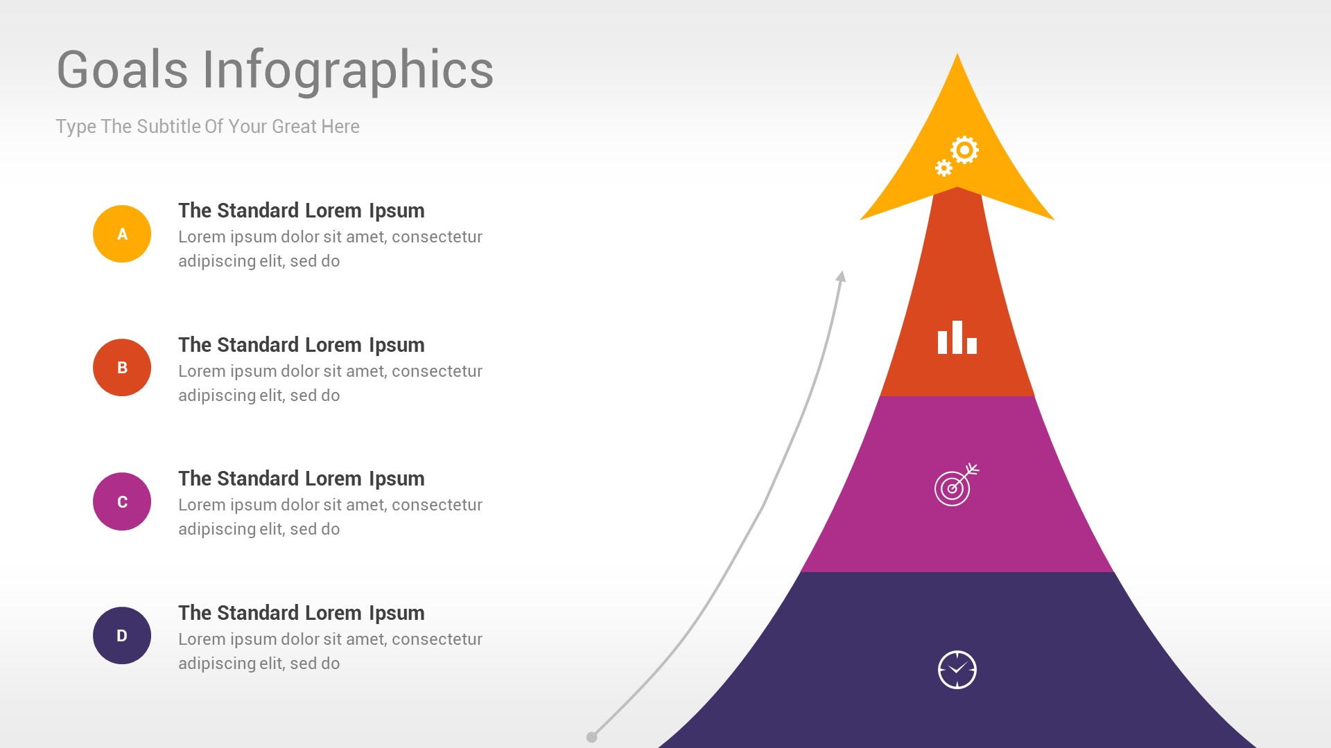 Goals Infographics Keynote & Illustrator Presentation, Presentation ...