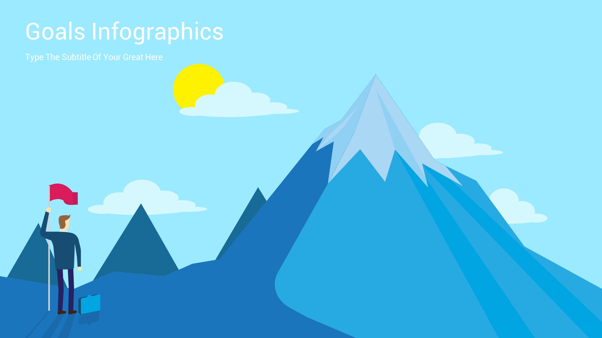 Goals Infographics Keynote & Illustrator Presentation, Presentation ...