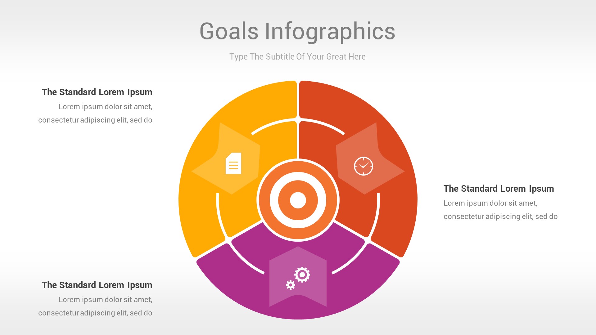 Goals Infographics Keynote & Illustrator Presentation, Presentation ...