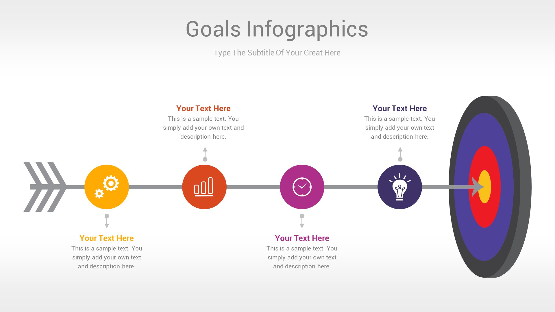 Goals Infographics Keynote & Illustrator Presentation, Presentation ...