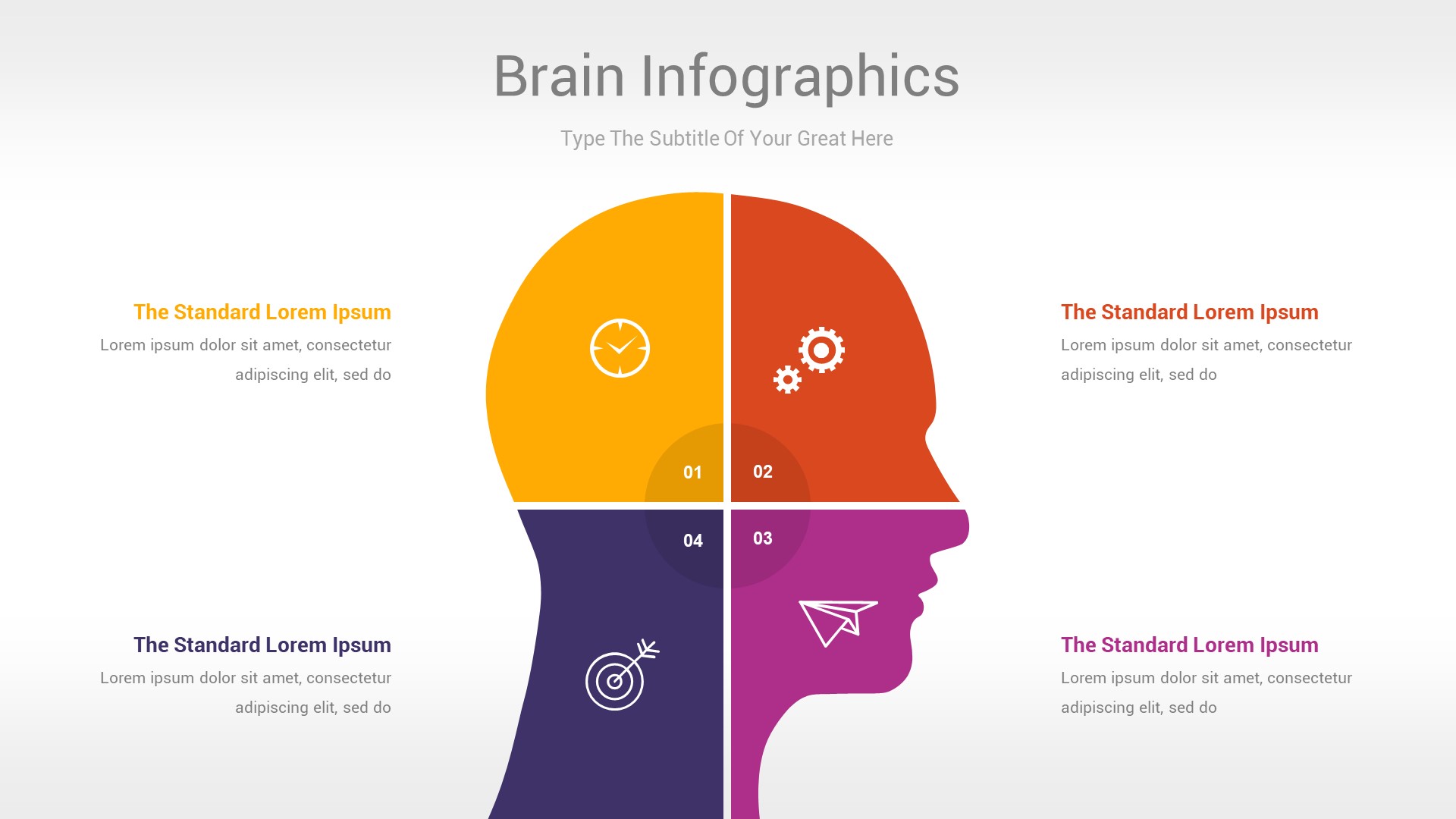 Brain Infographics Keynote & Illustrator Presentation, Presentation ...