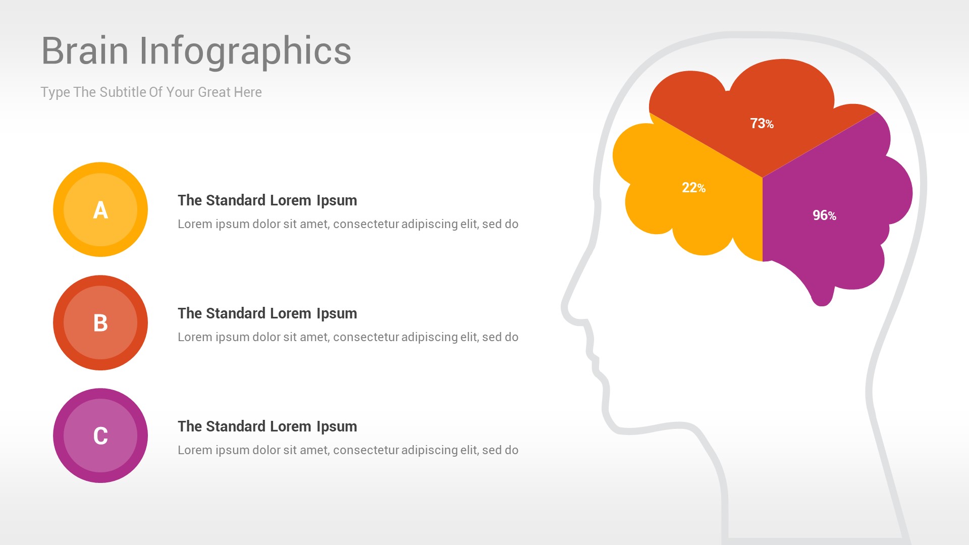 Brain Infographics Keynote & Illustrator Presentation, Presentation ...