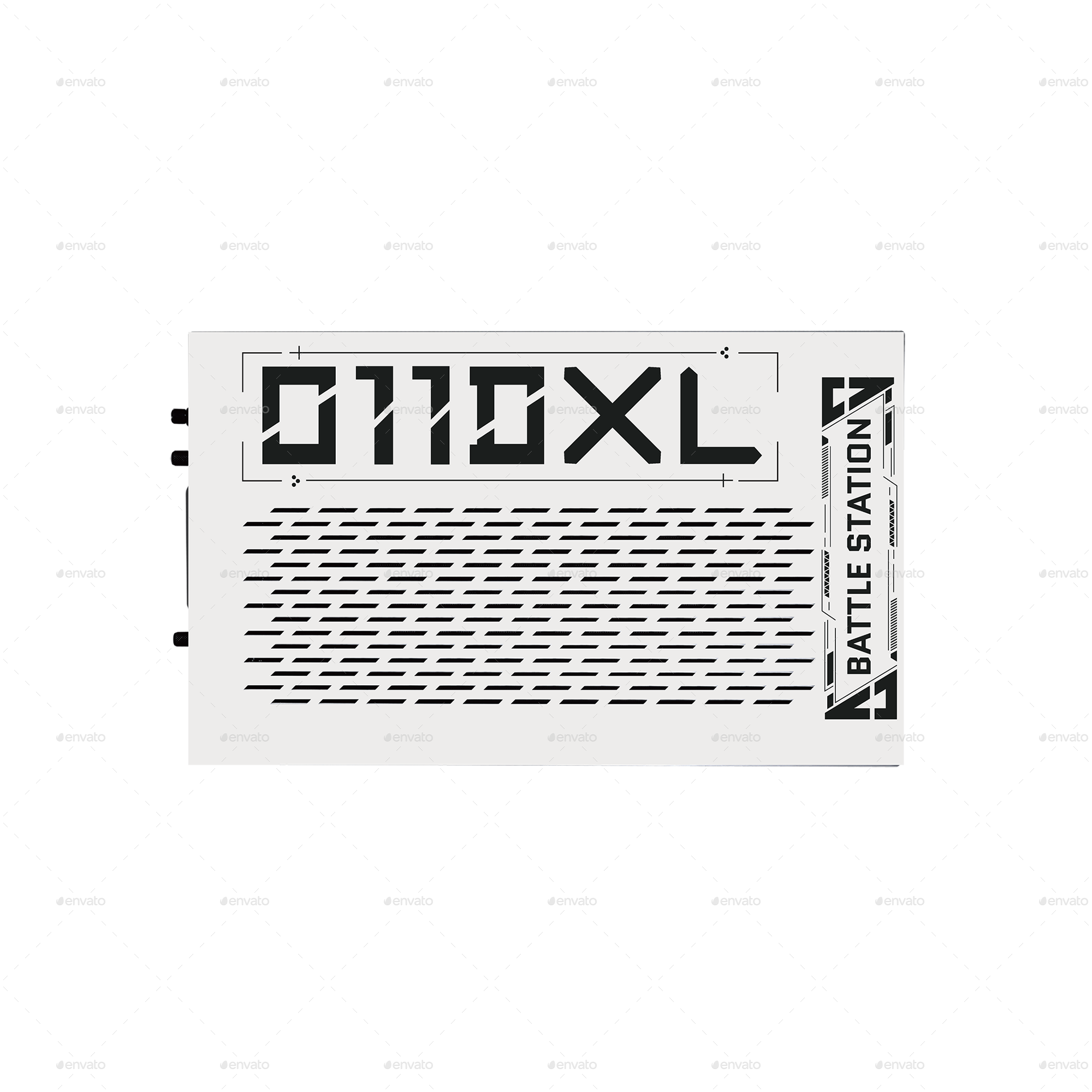 CYBER OPS - Futuristic and industrial concept Computer Art, Vectors