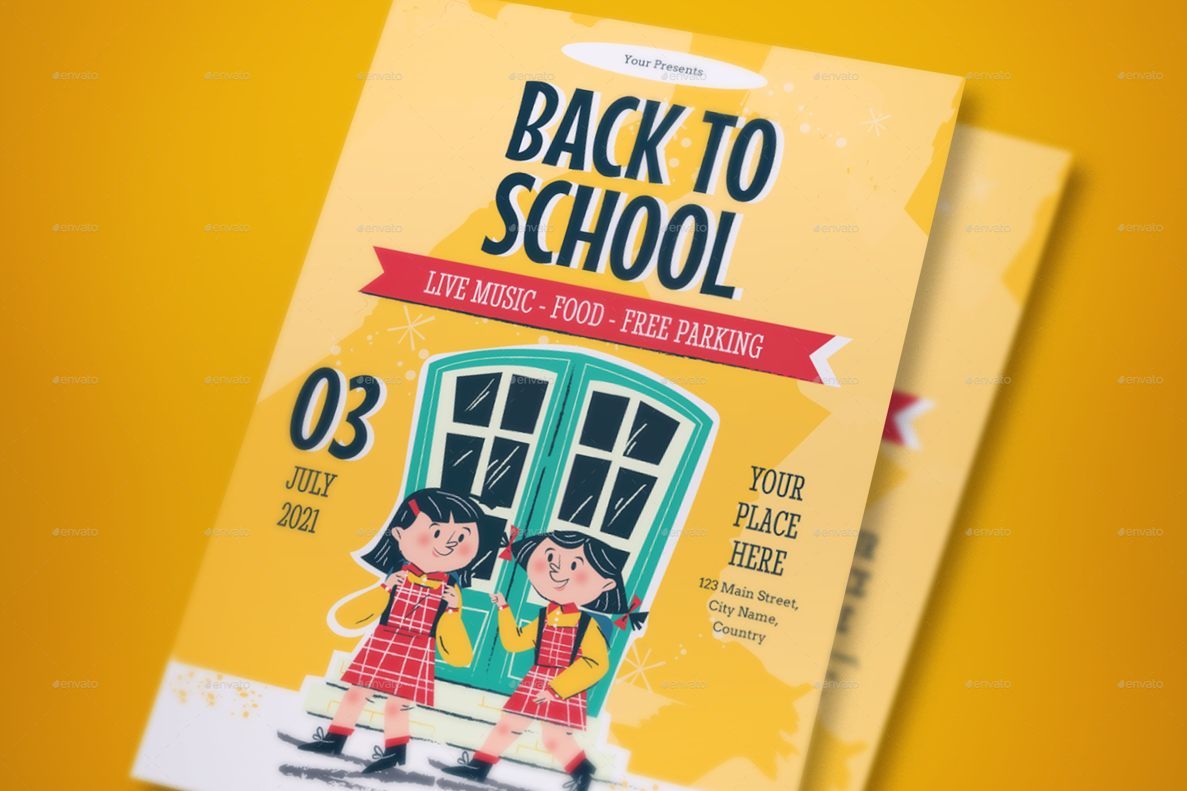 Back To School Flyer Set, Print Templates | GraphicRiver
