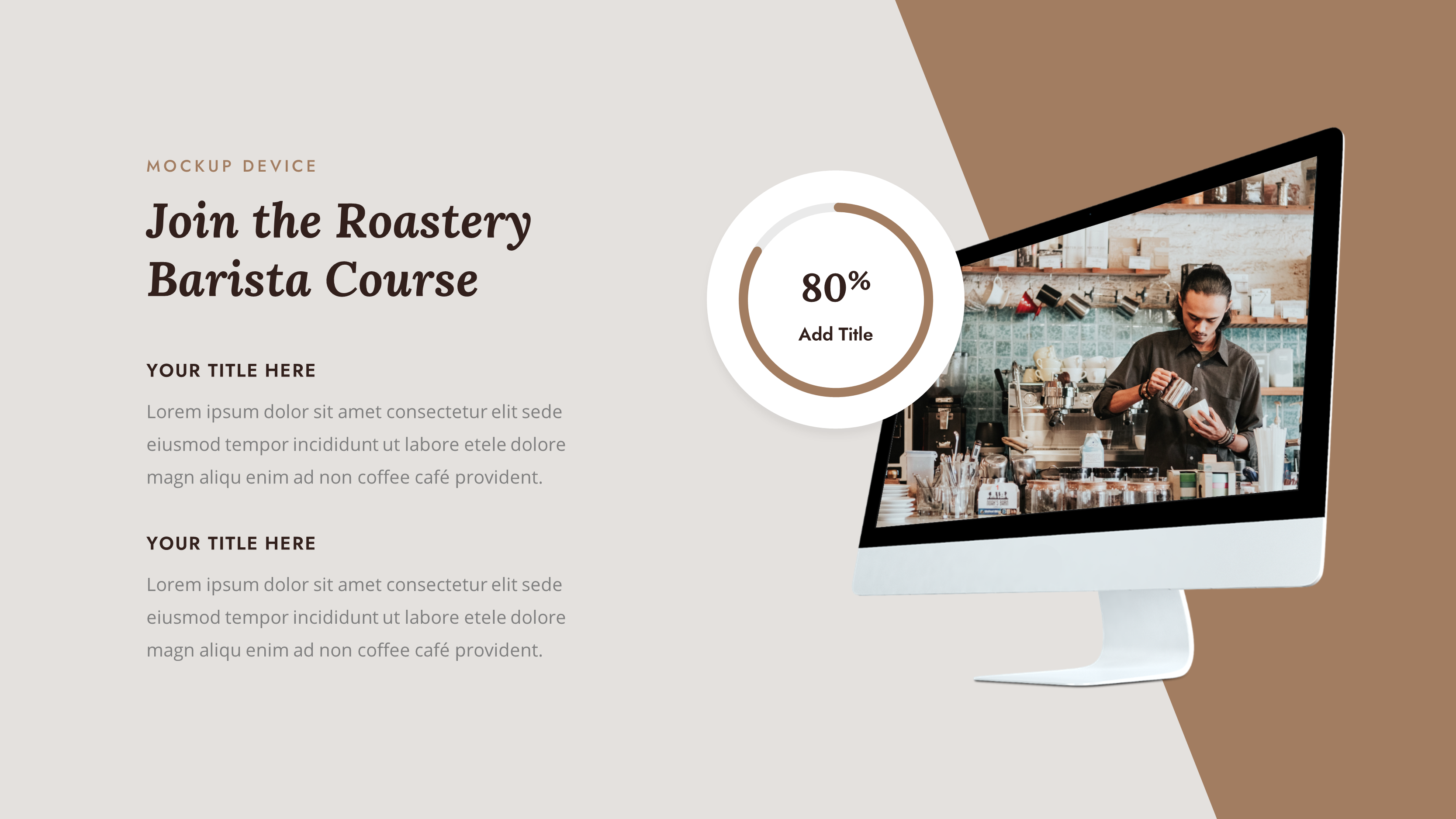 Roastery - Cafe & Coffeeshop Keynote Presentation Template ...