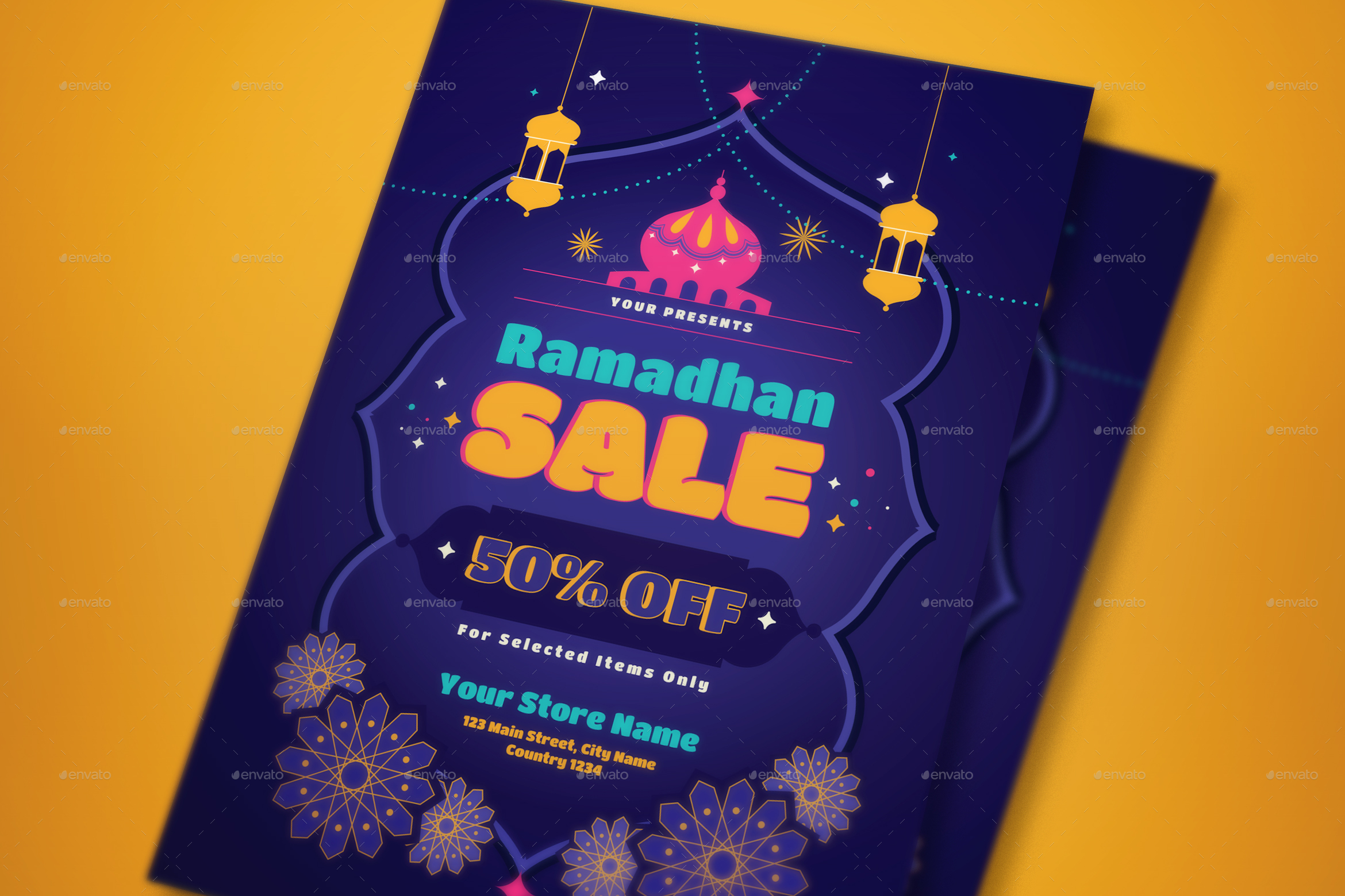 Ramadhan Sale Flyer Set, Print Templates | GraphicRiver