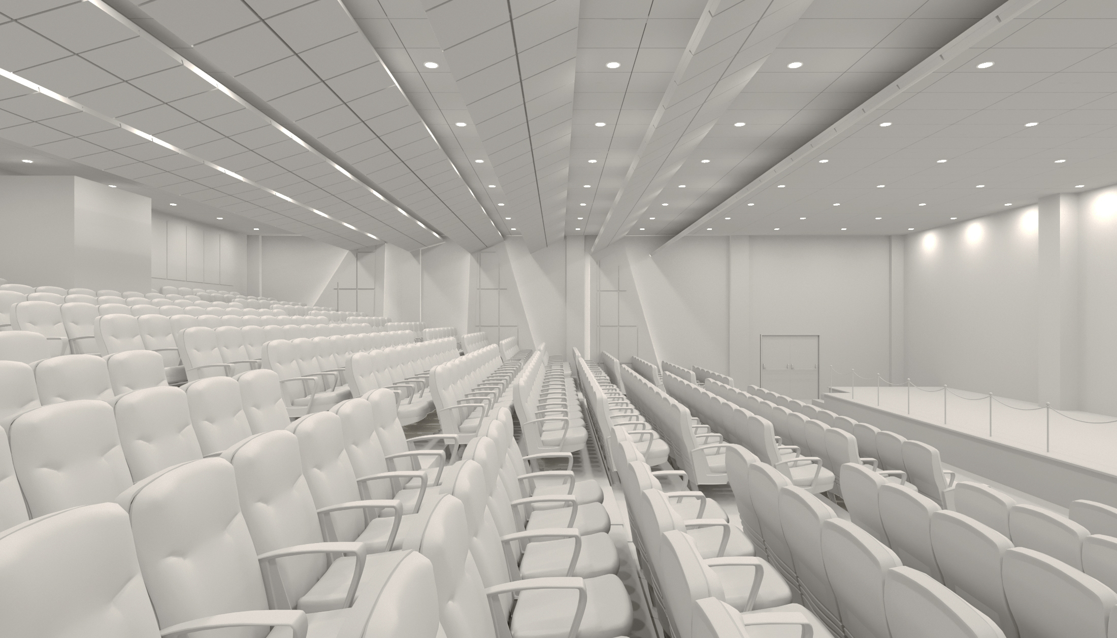 Auditorium Hall Concept 3ds Max Realistic Design by uygdizaynsales