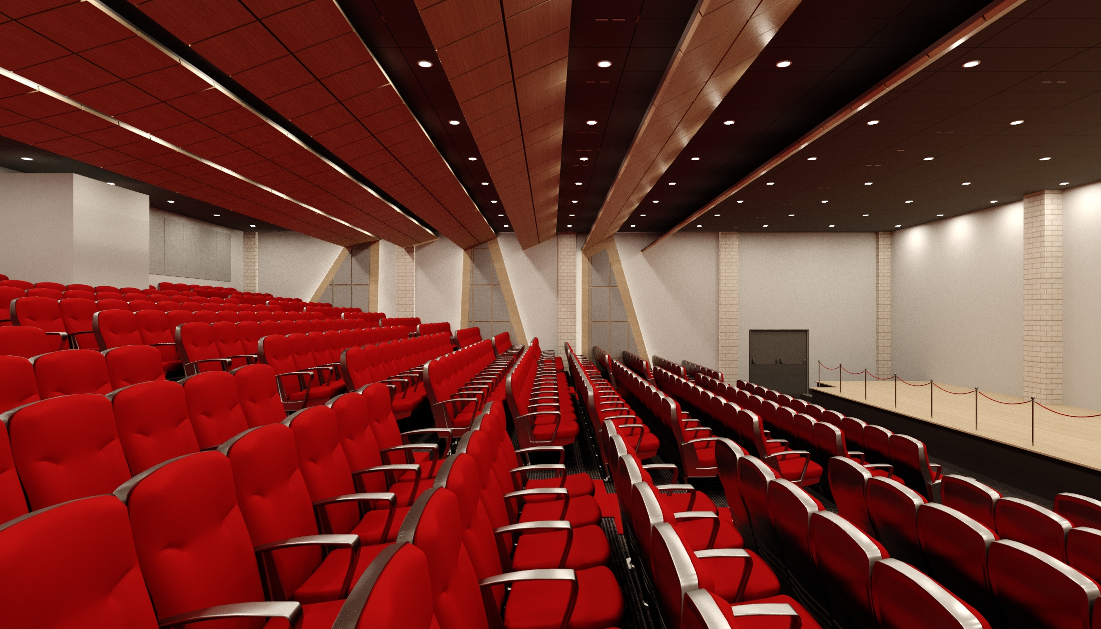 Auditorium Hall Concept 3ds Max Realistic Design by uygdizaynsales