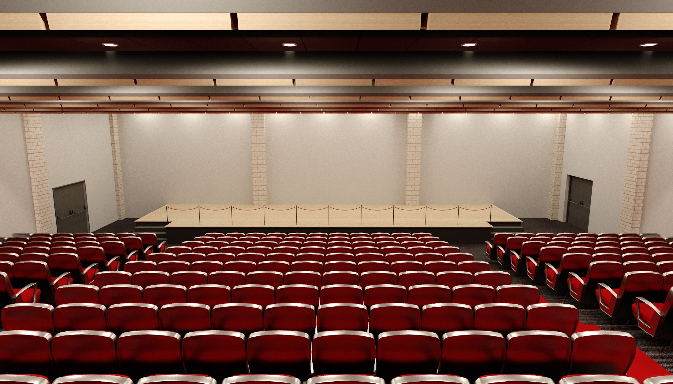 Auditorium Hall Concept 3ds Max Realistic Design by uygdizaynsales