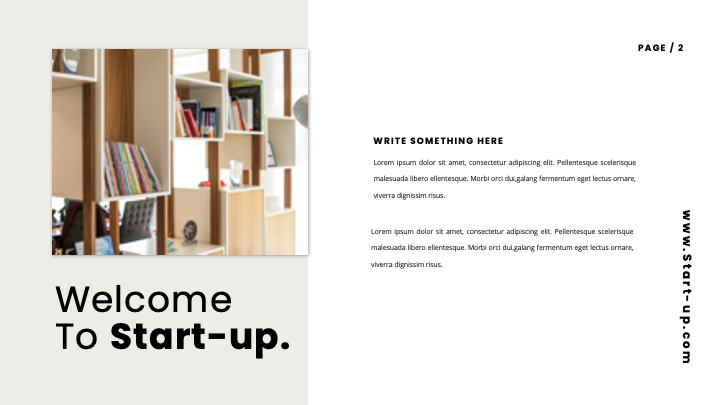 Start-up Powerpoint Presentation Template, Presentation Templates ...