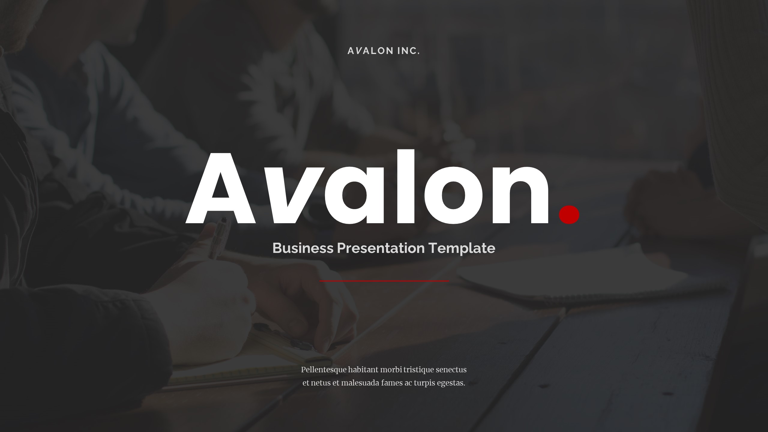 Avalon - Business PowerPoint Template, Presentation Templates ...