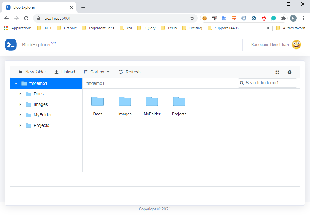 The new Azure Blob Storage Web Explorer UI with Azure AD Authentication ...