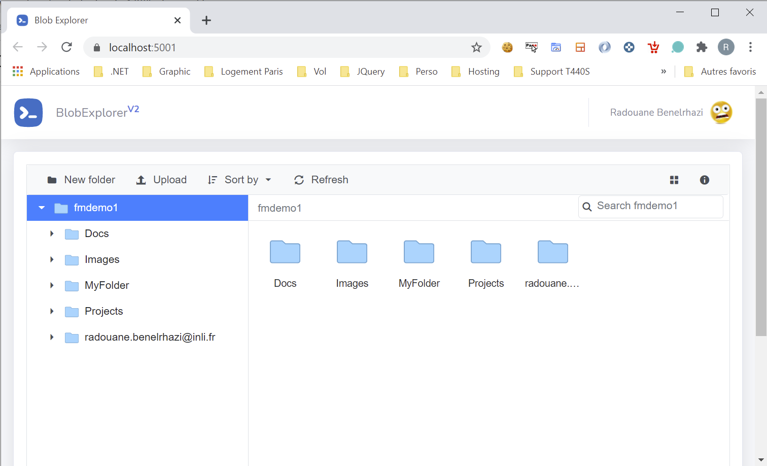 The new Azure Blob Storage Web Explorer UI with Azure AD Authentication by derkoocy
