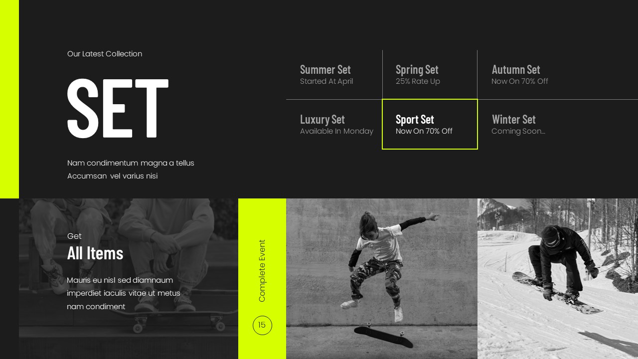 Raze - Fashion Event Powerpoint Template, Presentation Templates ...