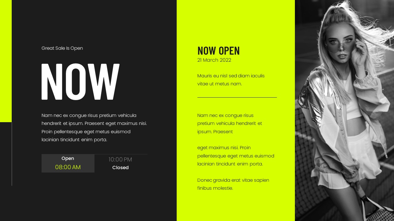 Raze - Fashion Event Powerpoint Template, Presentation Templates ...