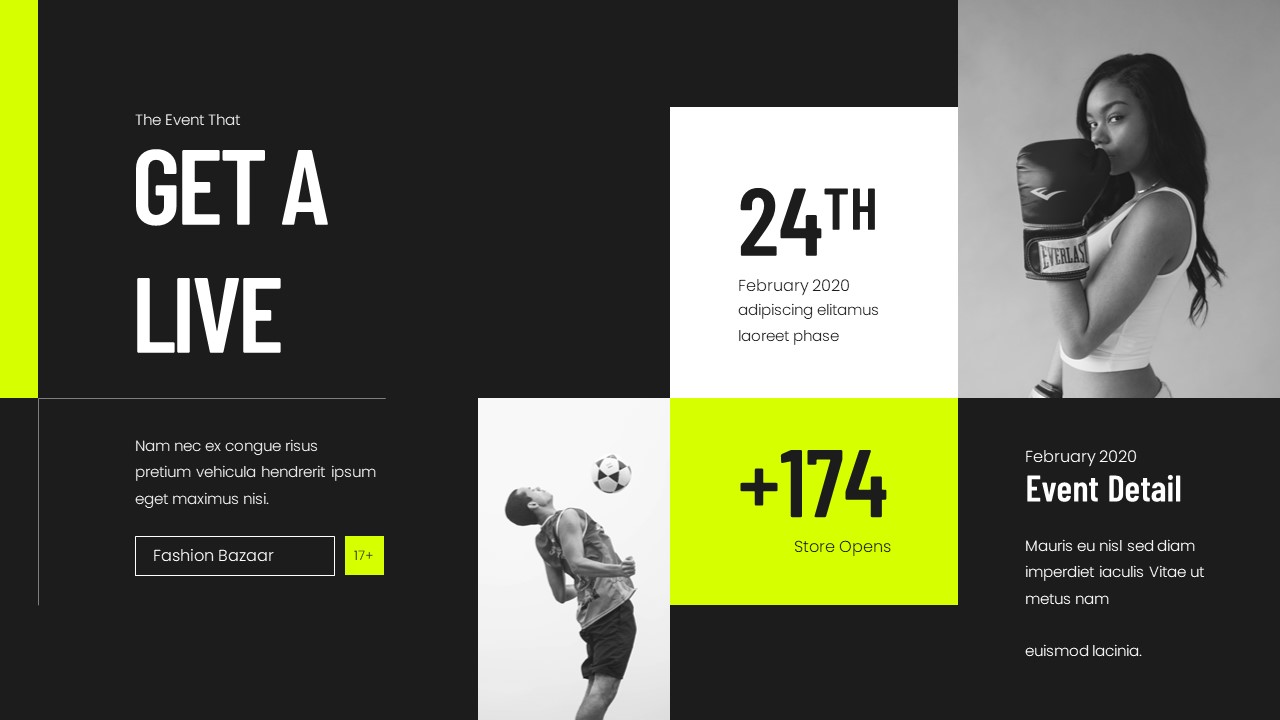 Raze - Fashion Event Powerpoint Template, Presentation Templates ...