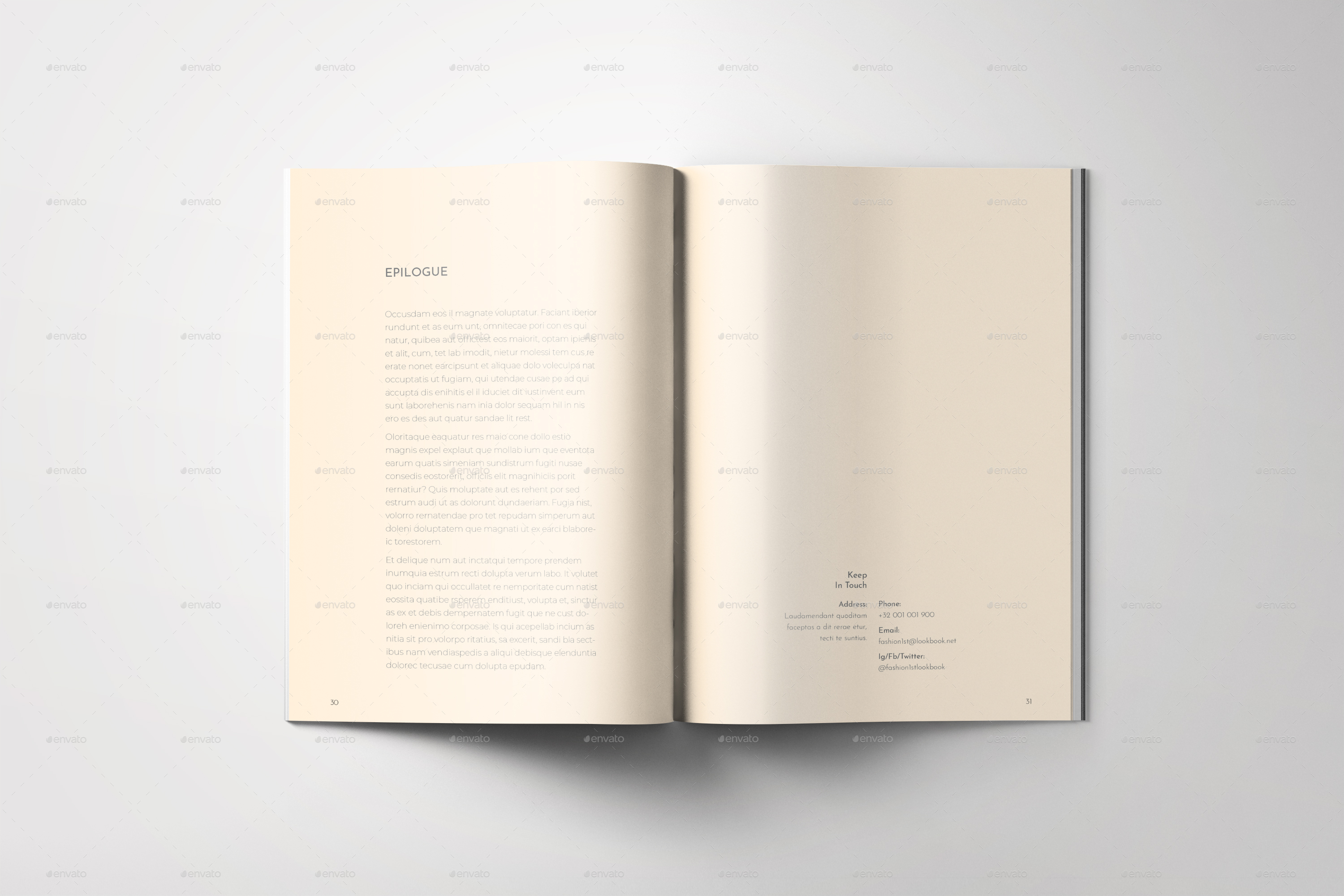 Lookbook A5 Size, Print Templates | GraphicRiver