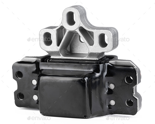 Car part. Shock absorber mount on white background Stock Photo by ...