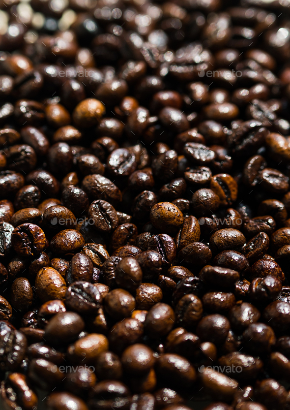 Robusta Coffee Beans Background. Stock Photo by zhenny-zhenny | PhotoDune