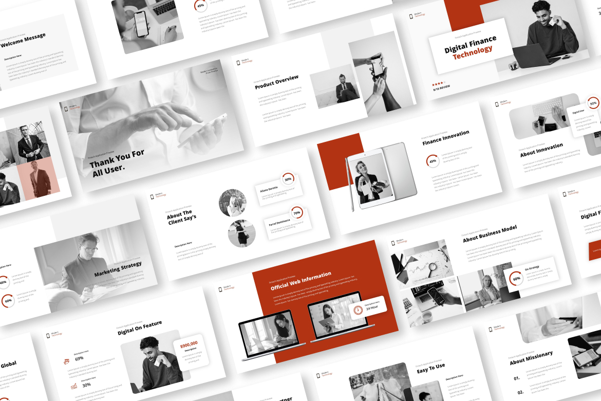 Digital Finance Technology Powerpoint Presentation Template ...