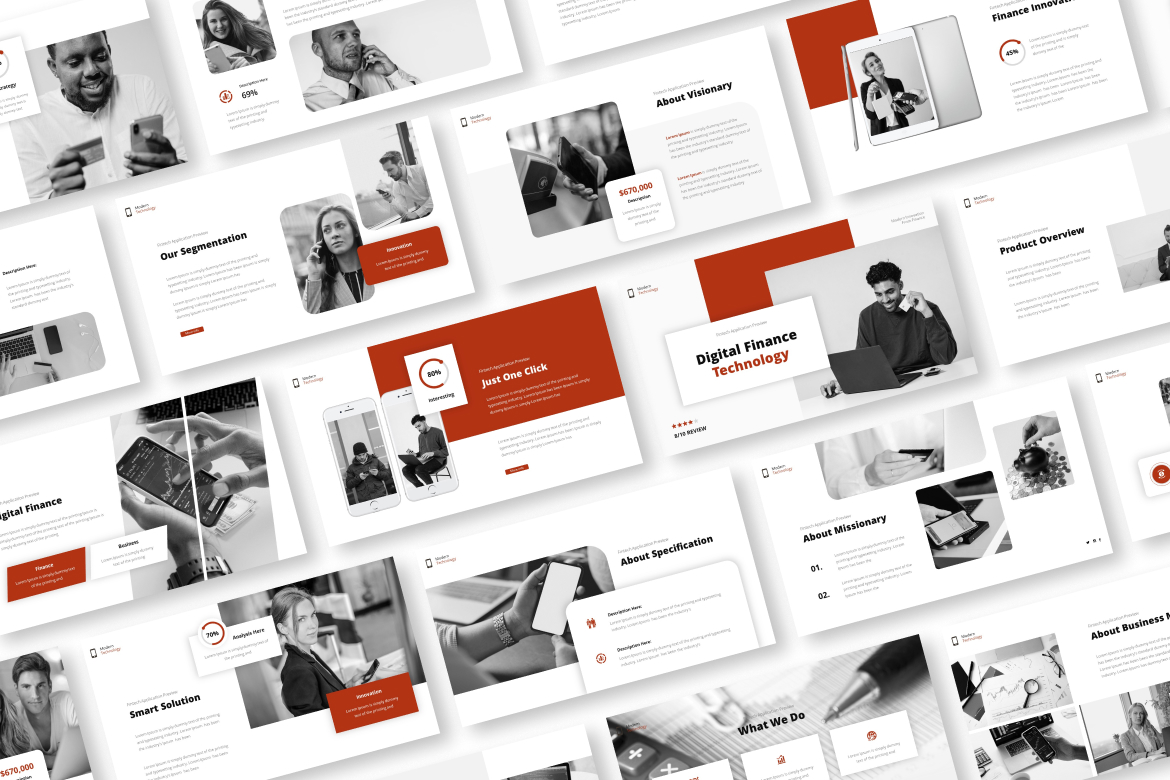 Digital Finance Technology Powerpoint Presentation Template ...