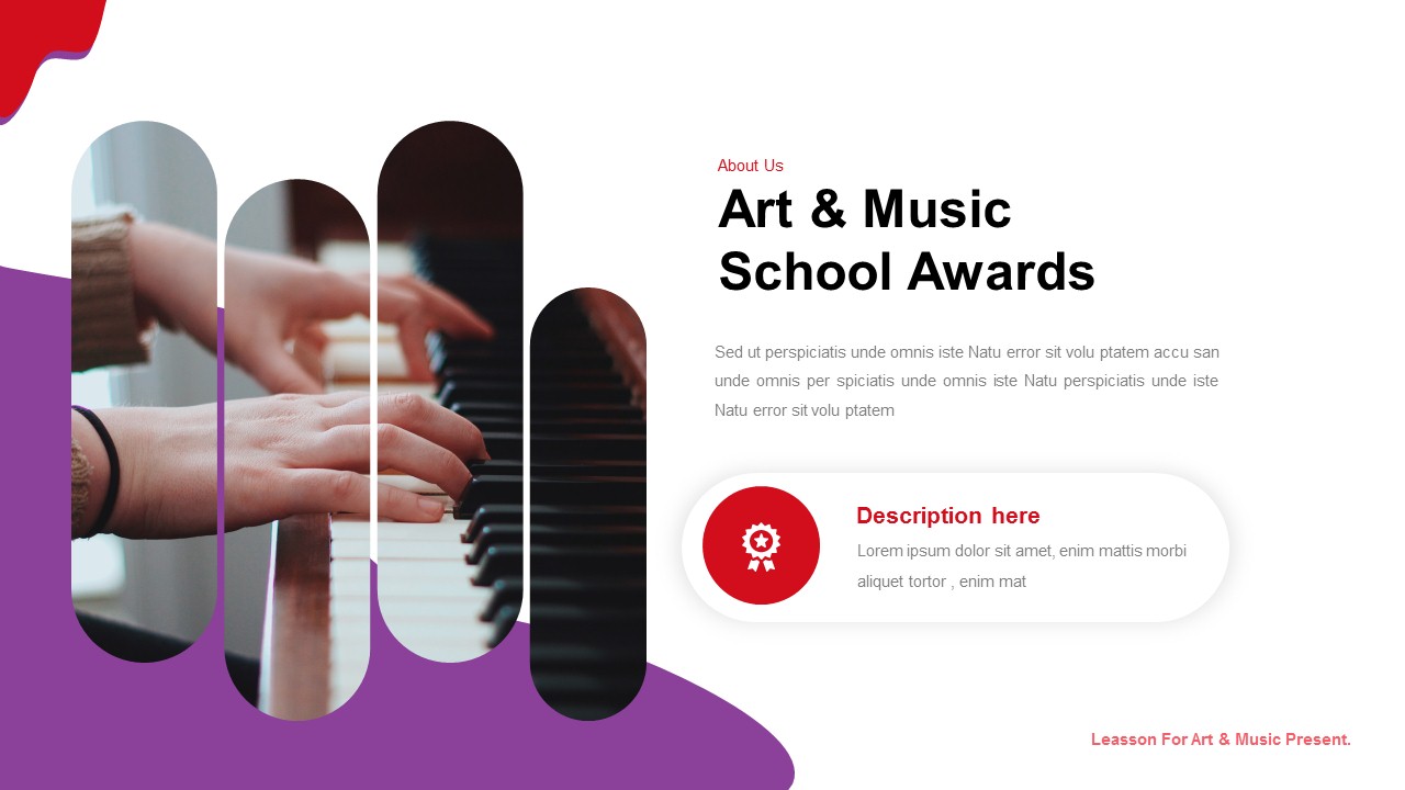 Art And Music School Powerpoint Presentation Template, Presentation ...