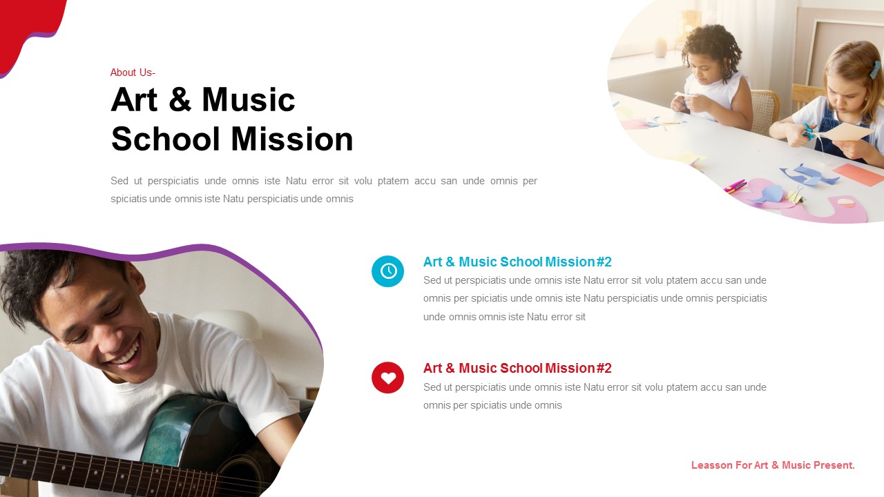 Art And Music School Powerpoint Presentation Template, Presentation ...