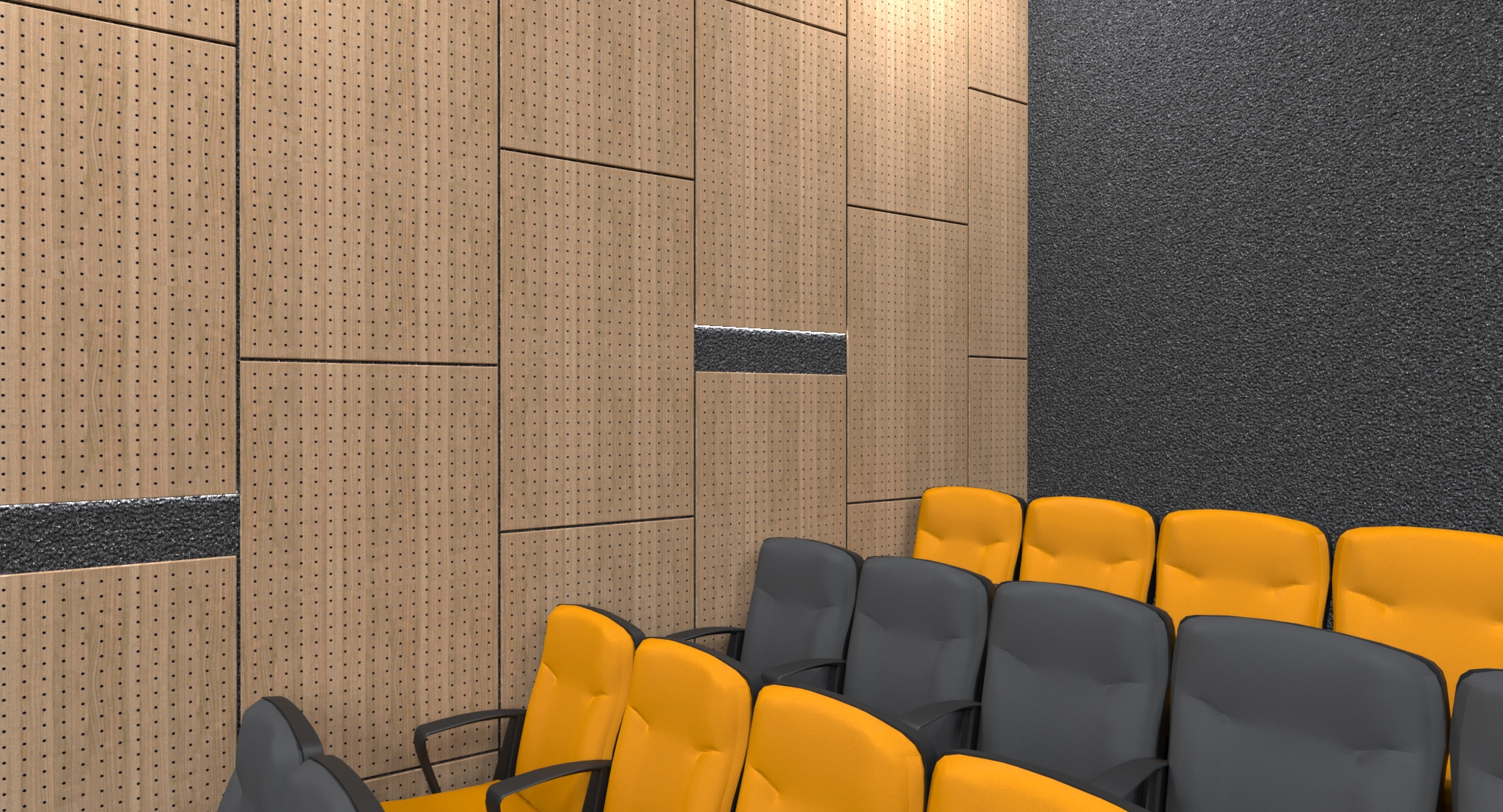 Theater Hall 3dsmax Realistic Design by uygdizaynsales | 3DOcean