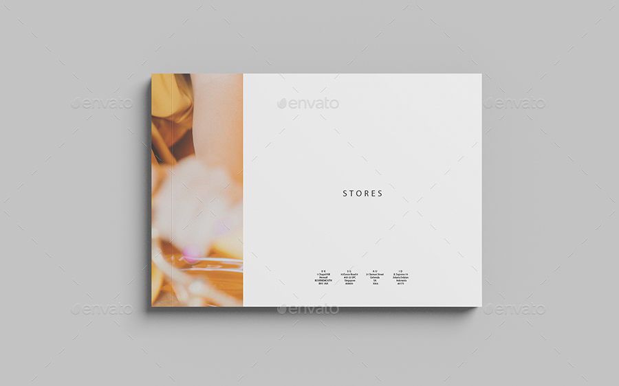 Minimalist A4 Brochure Mockup, Graphics | GraphicRiver