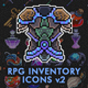 RPG Inventory Icons v.2, Game Assets | GraphicRiver