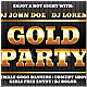 Gold Party Flyer, Print Templates | GraphicRiver