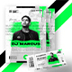 Dj Party Flyer & Ticket, Print Templates | GraphicRiver