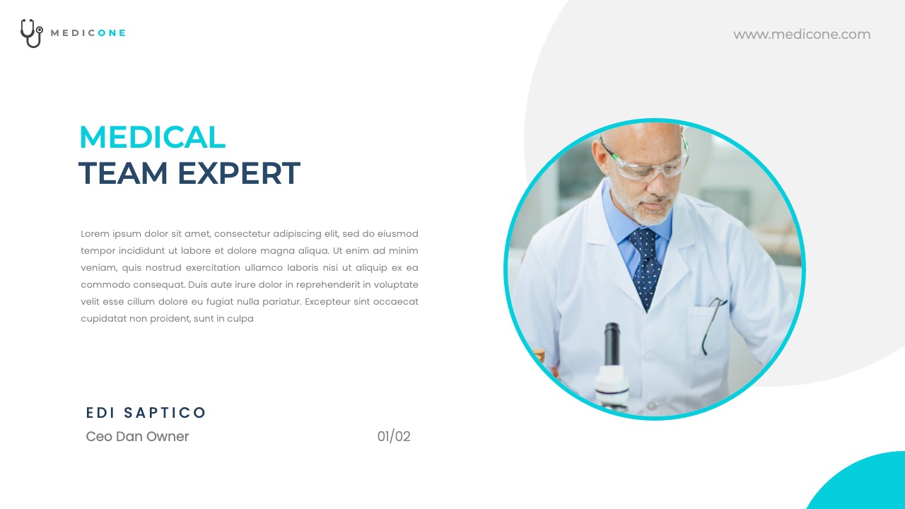 Medicone – Medical PowerPoint Presentation Template, Presentation Templates