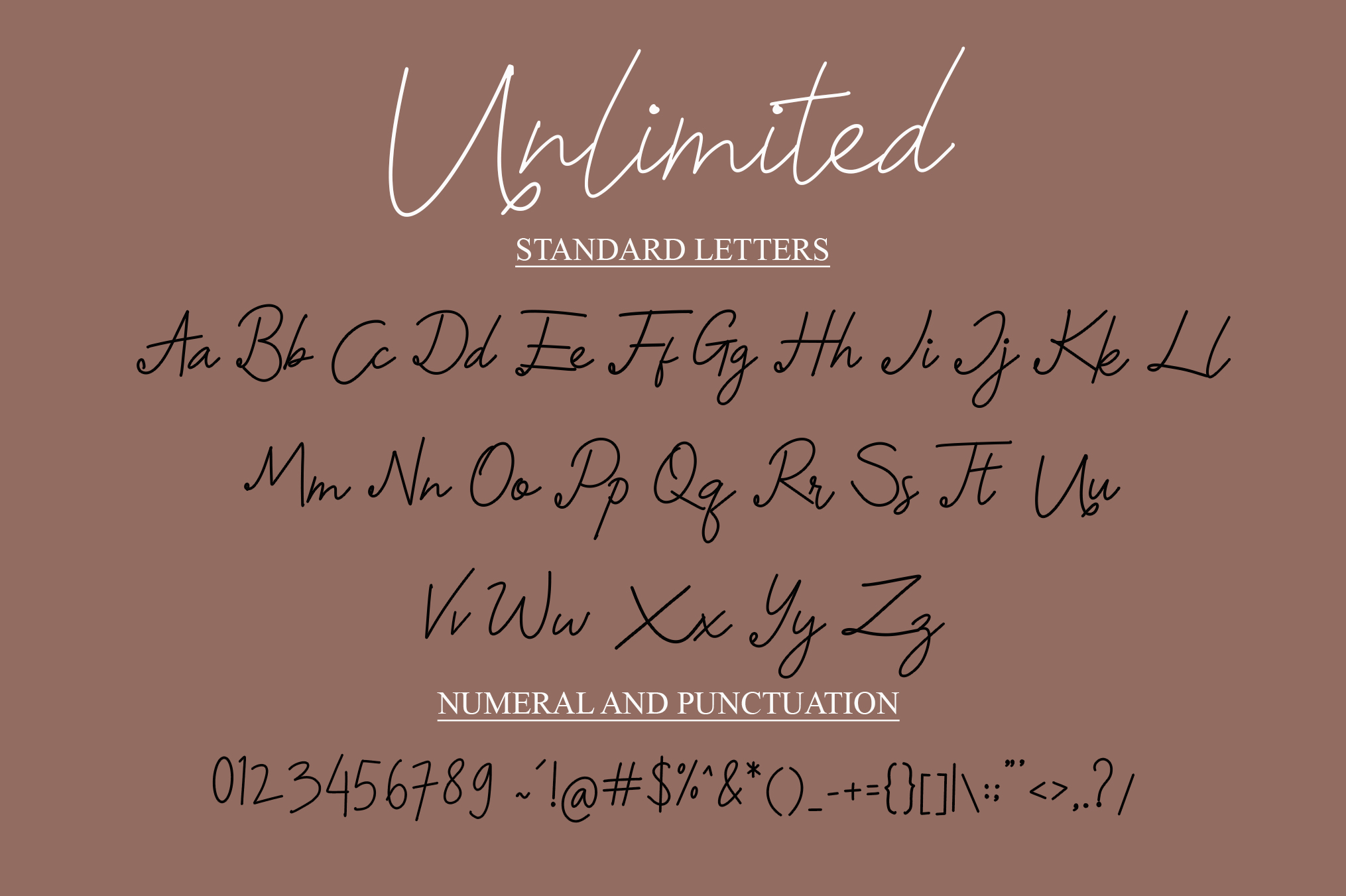Unlimited, Fonts | GraphicRiver