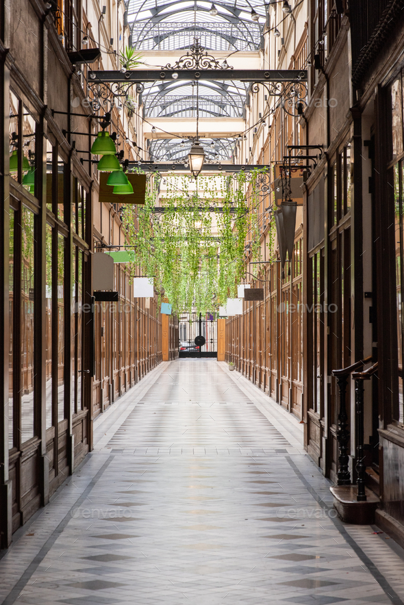 Parisienne empty passage way Stock Photo by mimagephotography | PhotoDune