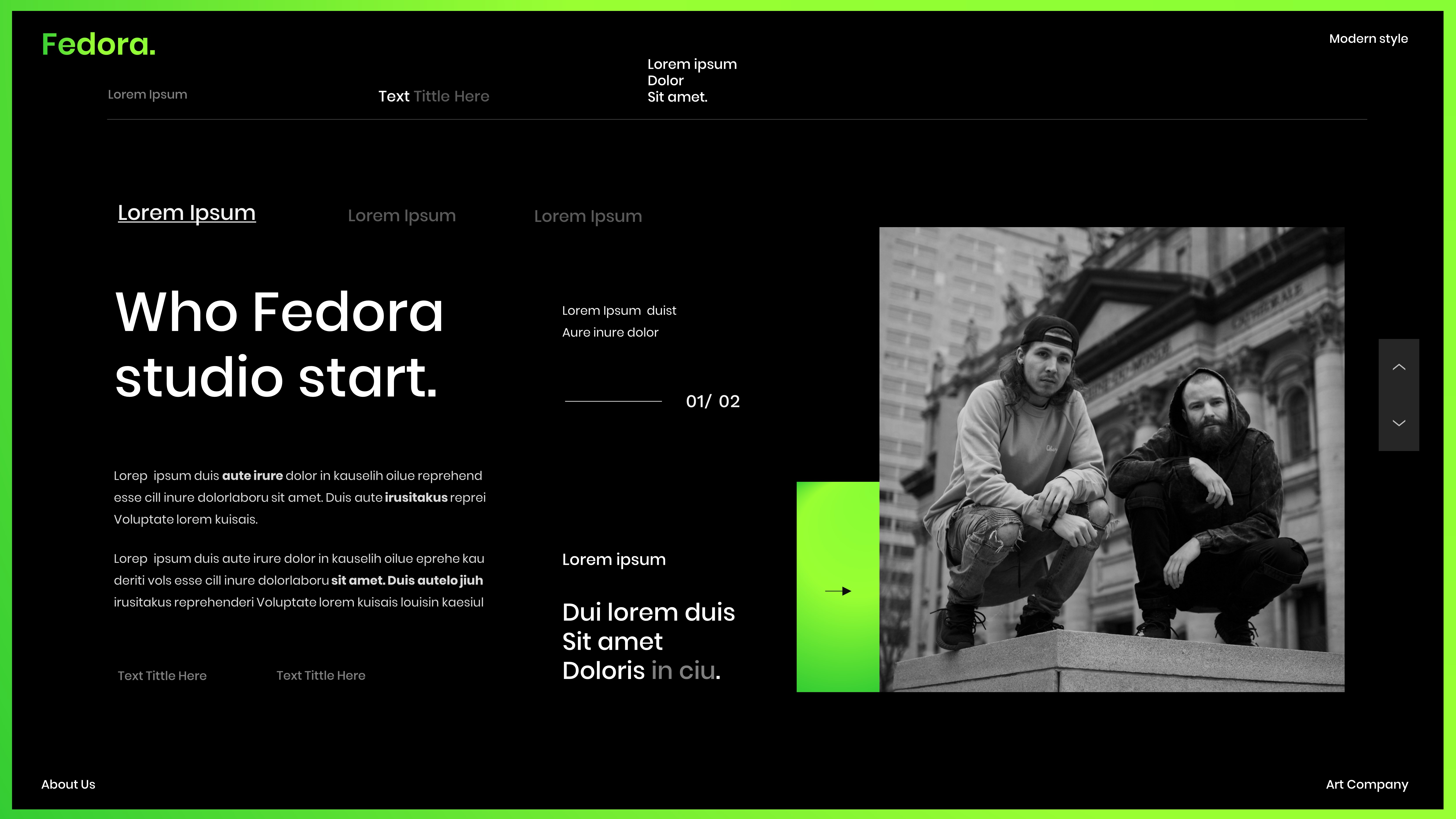 Fedora - Business Keynote Template by CreativeGraphs | GraphicRiver