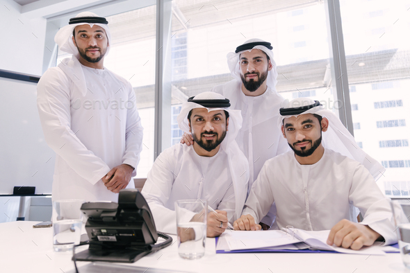 Group of businessmen in Dubai Stock Photo by oneinchpunchphotos | PhotoDune