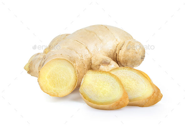 Ginger Isolated on a white background Stock Photo by spamas | PhotoDune