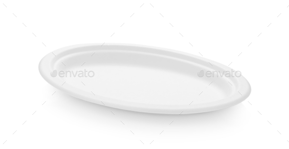 paper plate on white background Stock Photo by spamas | PhotoDune