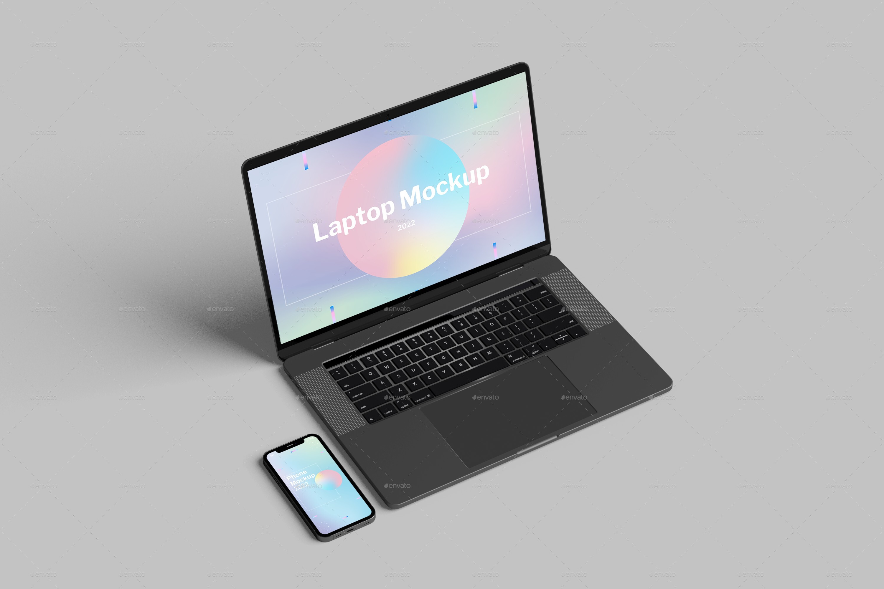 Laptop And Smartphone Mockup, Graphics | GraphicRiver