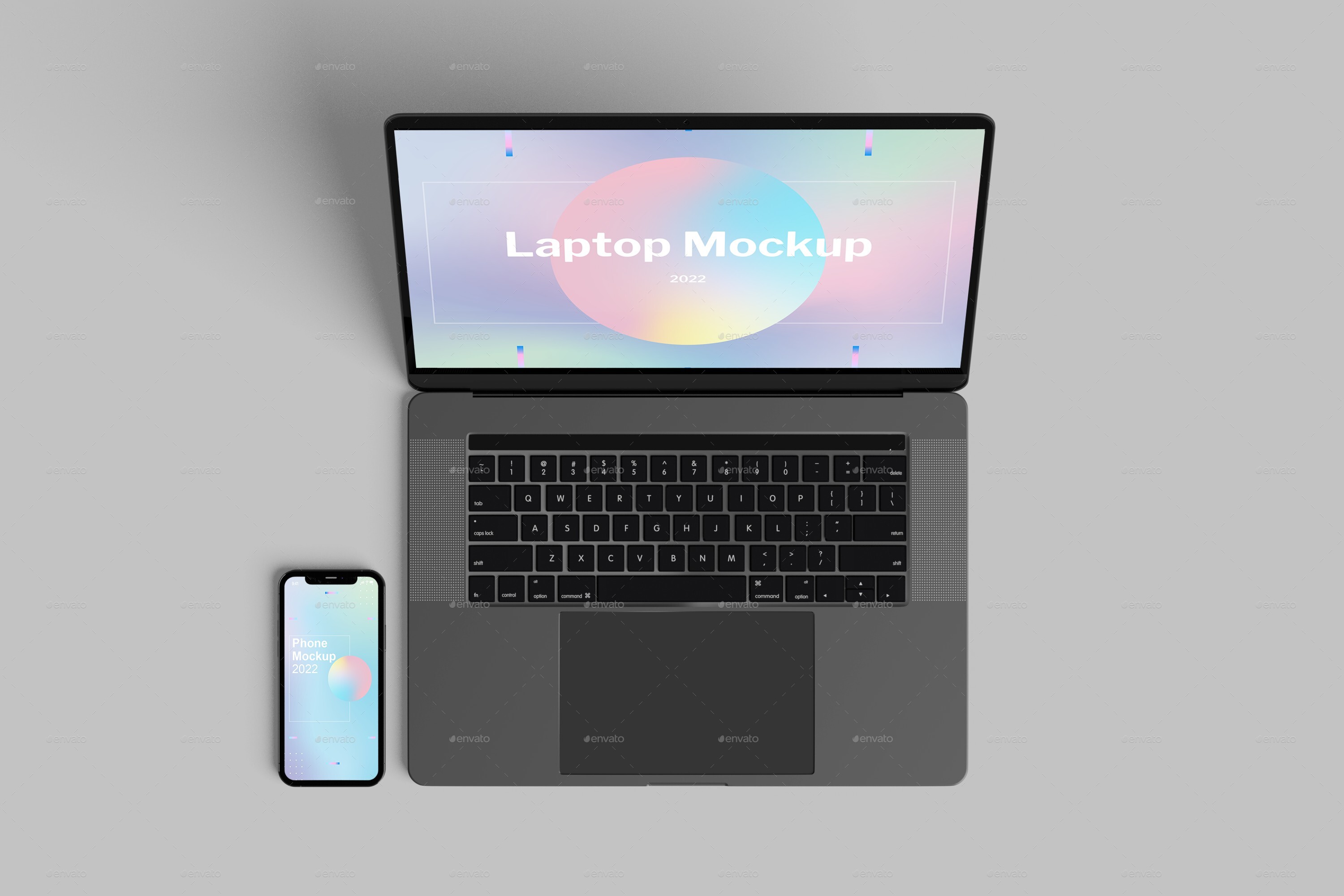 Laptop And Smartphone Mockup, Graphics | GraphicRiver