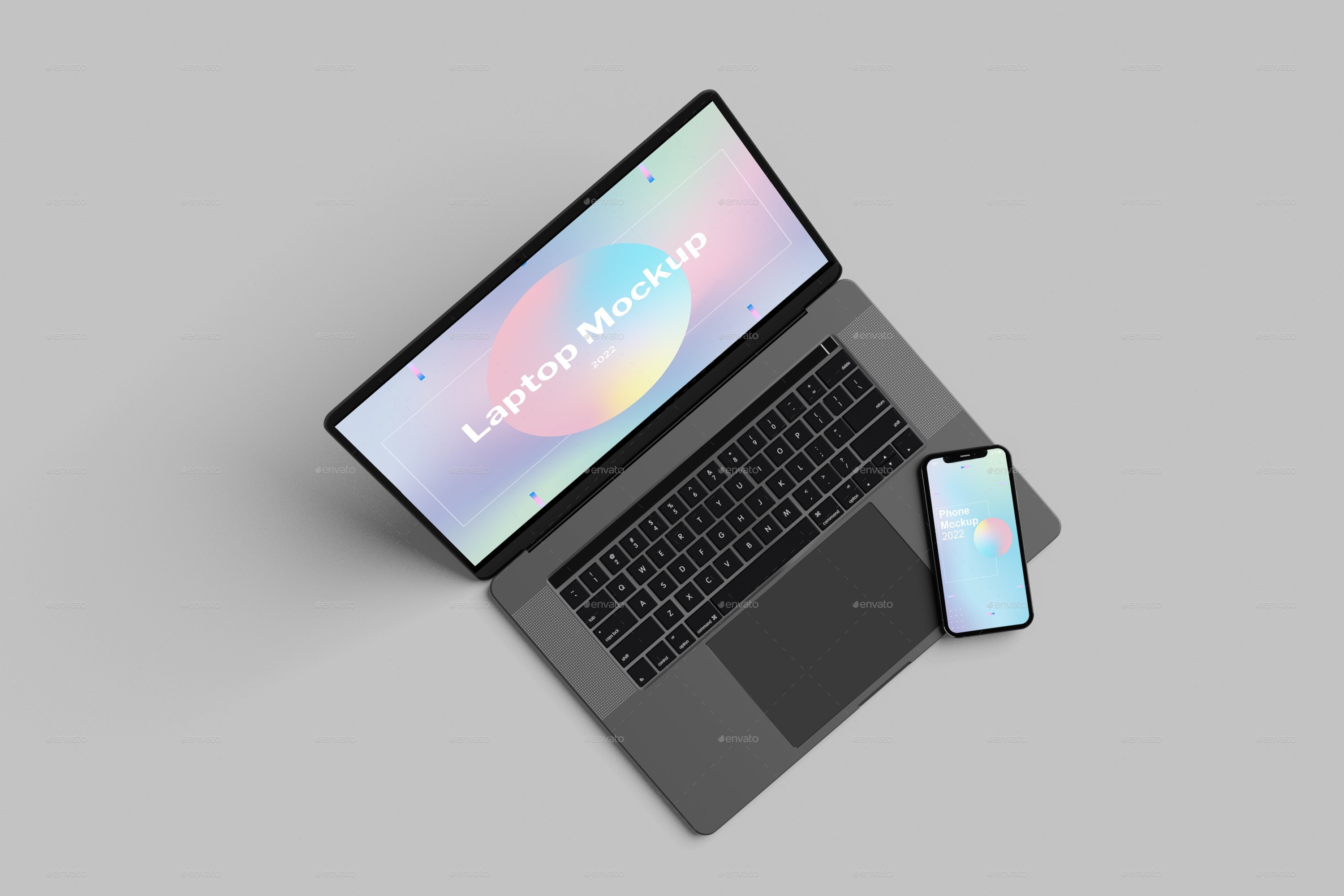 Laptop And Smartphone Mockup, Graphics | GraphicRiver
