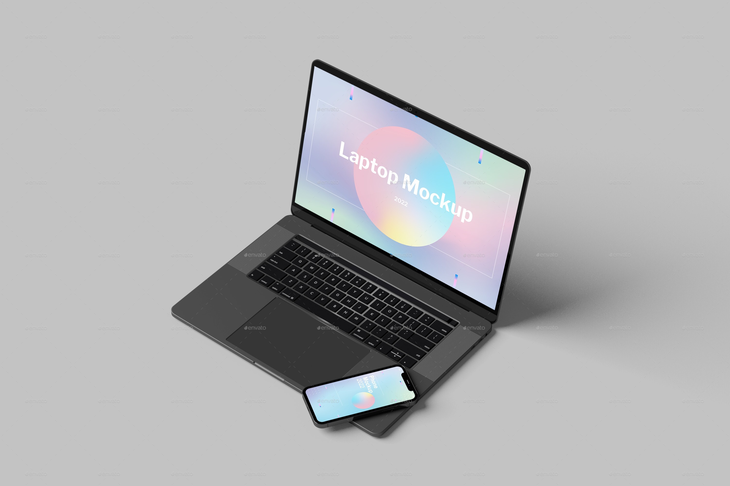 Laptop And Smartphone Mockup, Graphics | GraphicRiver