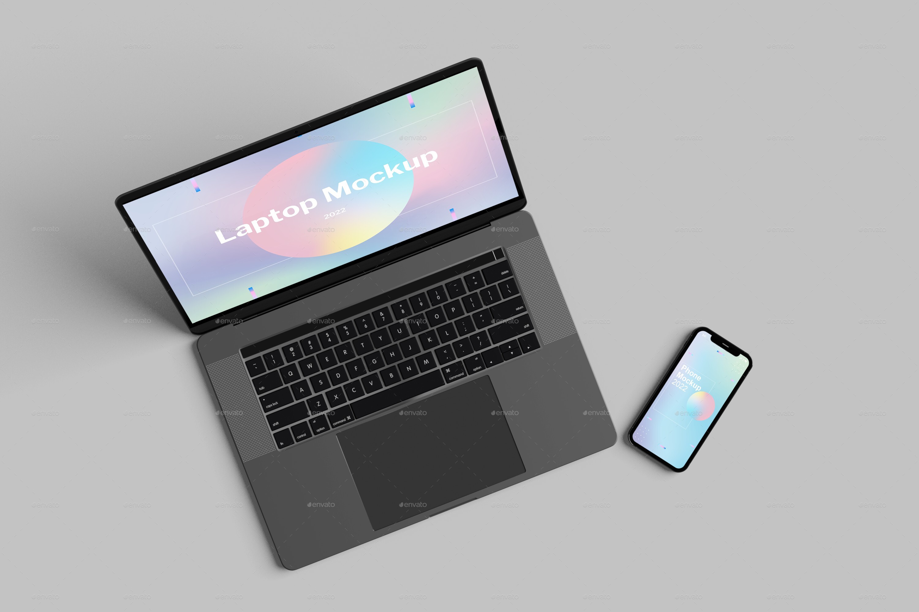 Laptop And Smartphone Mockup, Graphics | GraphicRiver