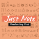Just Note - Font and Doodle, Fonts | GraphicRiver