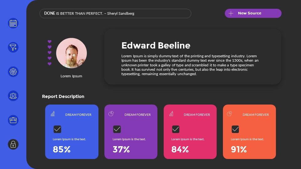 UI Kit Dashboards PowerPoint Presentation Template, Presentation Templates