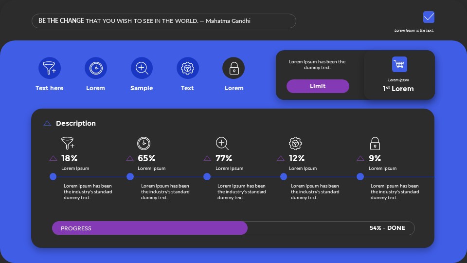 UI Kit Dashboards PowerPoint Presentation Template, Presentation Templates
