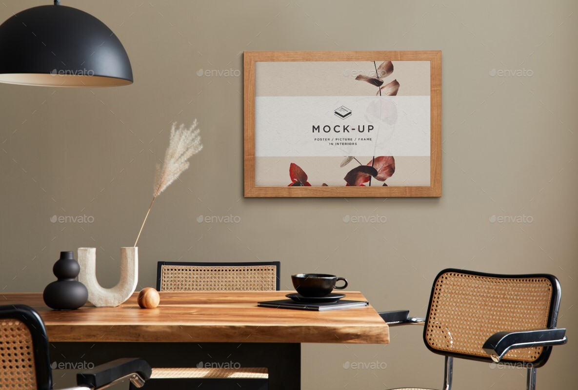 Landscape Frame Horizontal Mock-up, Graphics | GraphicRiver