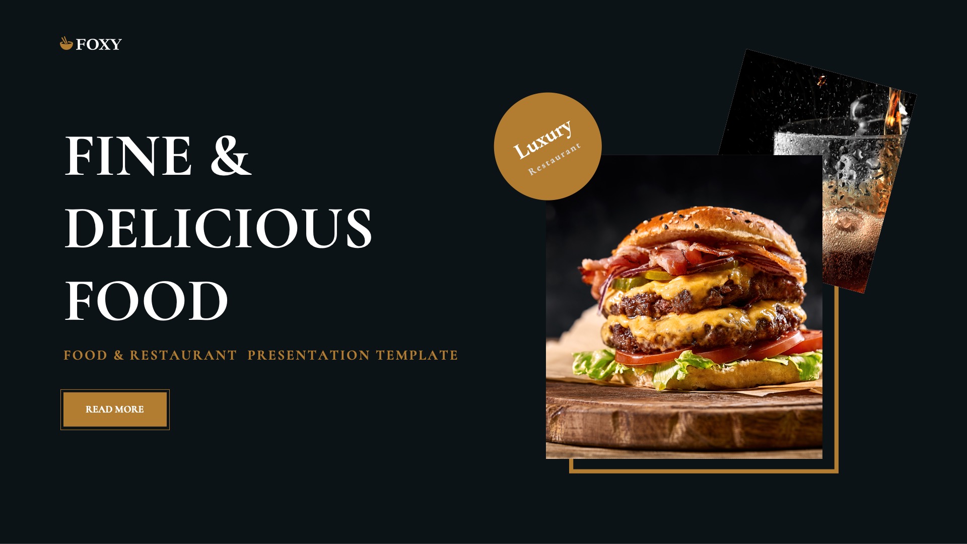 Foxy - Food & Restaurant Keynote Template, Presentation Templates ...