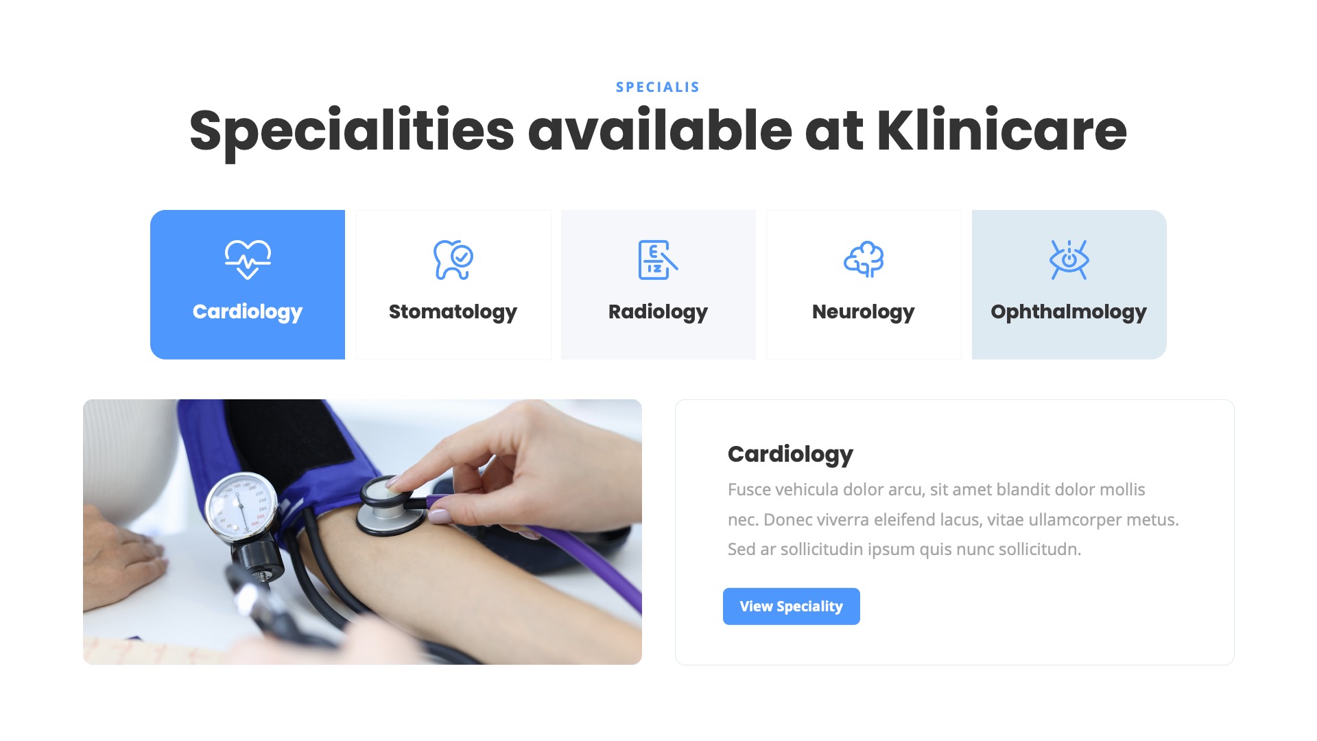 KLINICARE - Medical Clinic & Health Care Keynote Template, Presentation ...